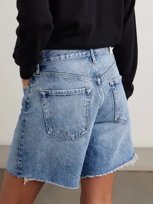 Citizens Of Humanity Marlow Frayed Denim Shorts