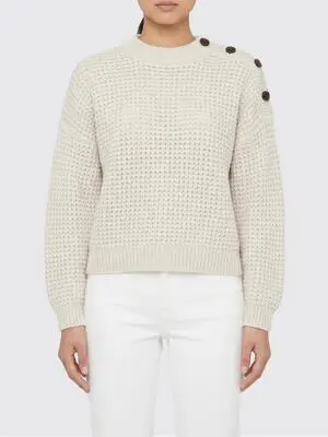 Brunello Cucinelli Mesh Ribbed Jumper With Button Detailing