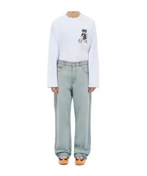 MSGM Relaxed Carpenter Jeans - Gray