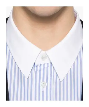 Celine Classic Shirt In Striped Cotton Poplin