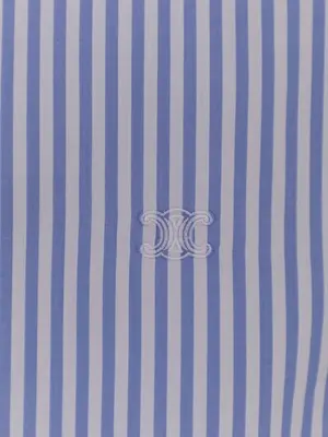 Celine Classic Shirt In Striped Cotton Poplin
