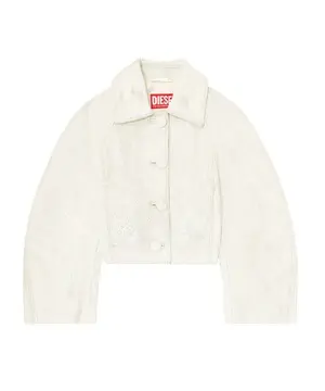 DIESEL® Cropped Raglan-sleeve Coat