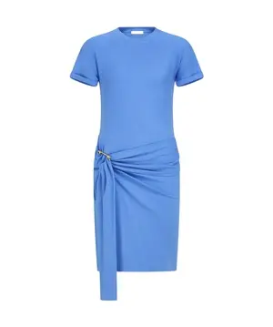 FERRAGAMO Draped Jersey Dress