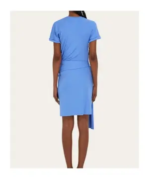 FERRAGAMO Draped Jersey Dress