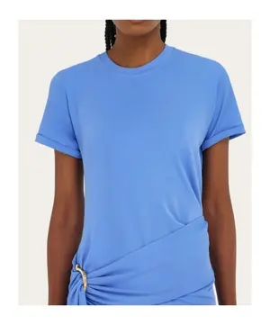 FERRAGAMO Draped Jersey Dress