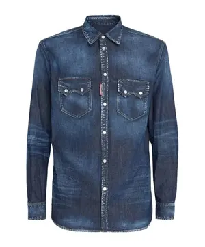 Dsquared2 Faded Denim Shirt