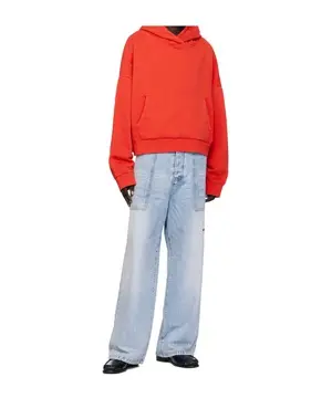 ENTIRE STUDIOS 510 Gsm Organic Cotton Fleece Hoodie - Red