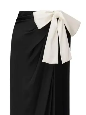 Saint Laurent Tied Draped Skirt
