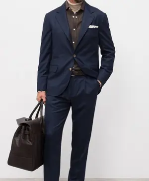 Brunello Cucinelli Two-button Wool Suit - No