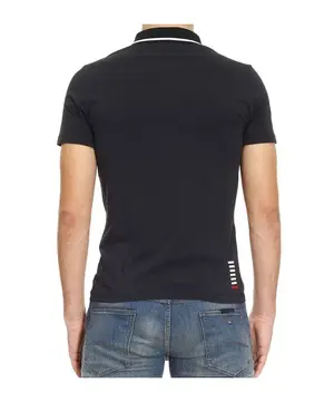 EA7 Short-sleeved Polo Shirt - Black