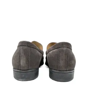 Bally Suede Loafer With Horsebit Detail