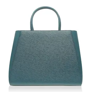 Fendi Top Handle Bag With Logo Detail - Green