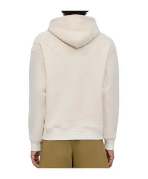 MSGM Graphic Print Hoodie - Nude