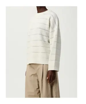 Brunello Cucinelli Long Sleeve Crew Neck Sweater