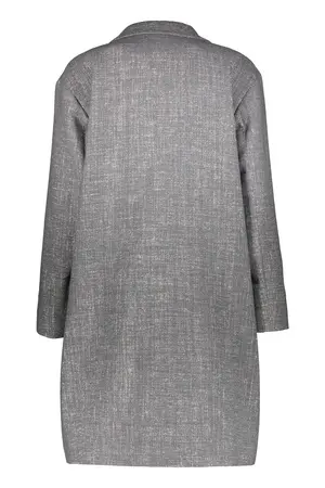 Herno Lurex Three-quarter Sleeve Coat