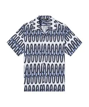 Neil Barrett Abstract-print Short-sleeve Shirt