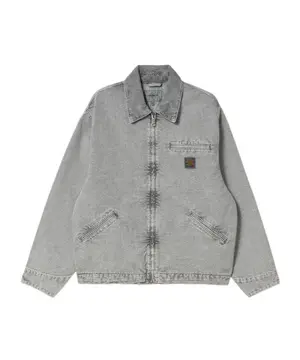 Carhartt Work In Progress Organic-cotton Detroit Jacket - Gray