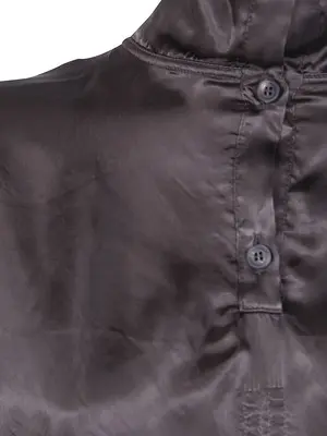 Rick Owens High-neck Buttoned Blouse - Black