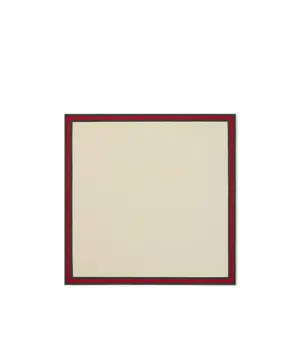 Gucci Cotton Silk Pocket Square With Web - Nude