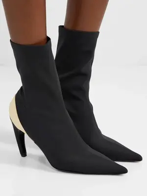 Proenza Schouler Pointed-toe Knit Sock Boots