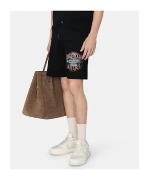 Amiri Crochet Drawstring Shorts