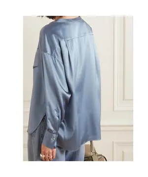 Brunello Cucinelli Long-sleeved V-neck Top With Logo Detail