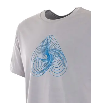 Moose Knuckles Graphic Printed Crewneck T-shirt - Gray