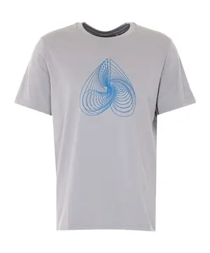 Moose Knuckles Graphic Printed Crewneck T-shirt - Grey