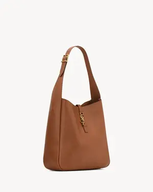 Saint Laurent Le 5 À 7 Logo Plaque Large Shoulder Bag