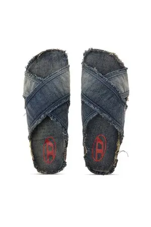 DIESEL® D-woodstock Crossover Denim Slides