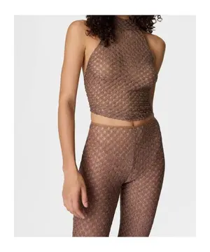 Missoni Spiderweb Motif Scarf Top
