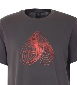 Moose Knuckles Graphic Printed Crewneck T-shirt - Cement