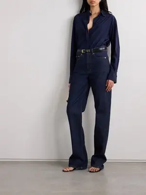 Proenza Schouler Ryman Straight Leg Jeans - Blue
