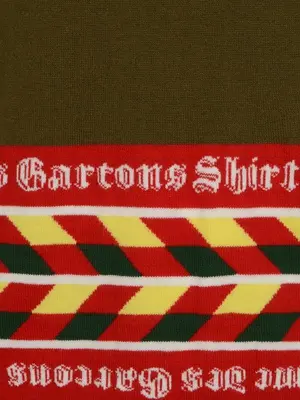 Comme Des Garçons Long Sleeve Crewneck Jumper With Graphic Detail