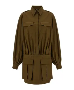 7 For All Mankind Utility Mini Shirt Dress