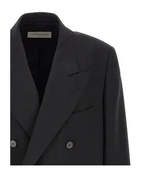 Dries Van Noten Oversized Double-breasted Boiser Blazer - Black
