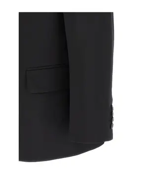 Dries Van Noten Oversized Double-breasted Boiser Blazer - Black