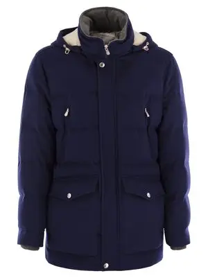 Brunello Cucinelli Zip-up Hooded Jacket - Black