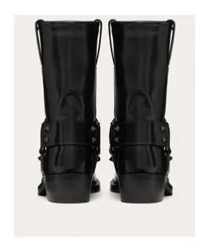 Valentino Garavani Rockstud Square Toe Boots