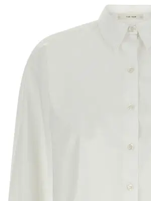 THE ROW Fiora Cotton Poplin Shirt