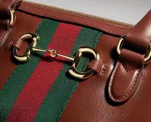 Gucci Medium Boston Bag With Web Detail