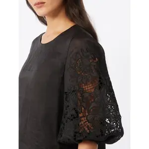 Max Mara Ordine Broderie Anglaise T-shirt - Black