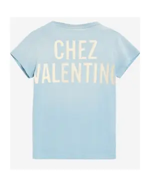 Valentino Garavani Crewneck T-shirt With Graphic Print - Blue