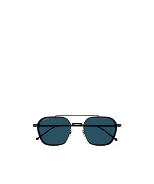 Cartier Geometric Frame Sunglasses - Blue