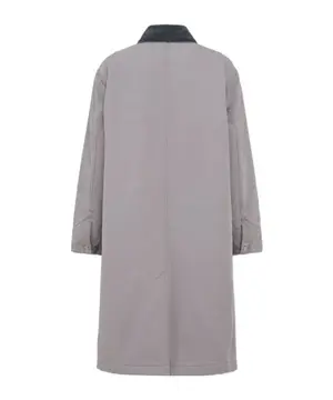 Carhartt Work In Progress Long Casual Jacket With Button Closure And Logo Detail