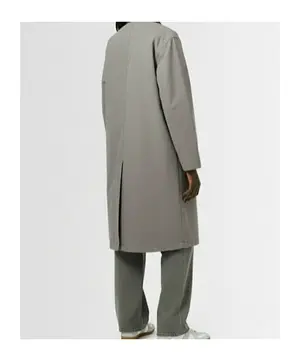 Carhartt Work In Progress Long Casual Jacket With Button Closure And Logo Detail