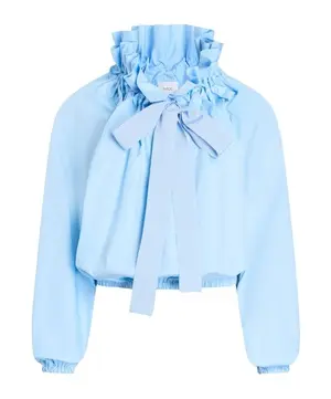 PATOU Voluminous Ruffled Ribbon Top
