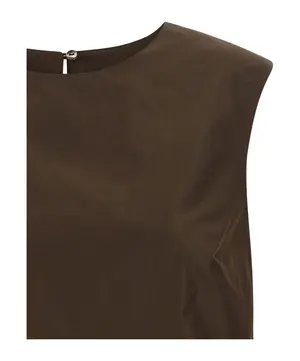 P.a.r.o.s.h Sleeveless Top With Teardrop Cutout - Green