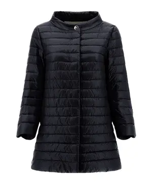 Herno Rossella Quilted Coat - Black
