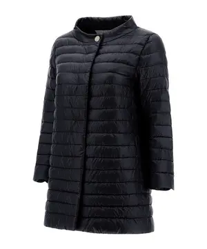 Herno Rossella Quilted Coat - Black